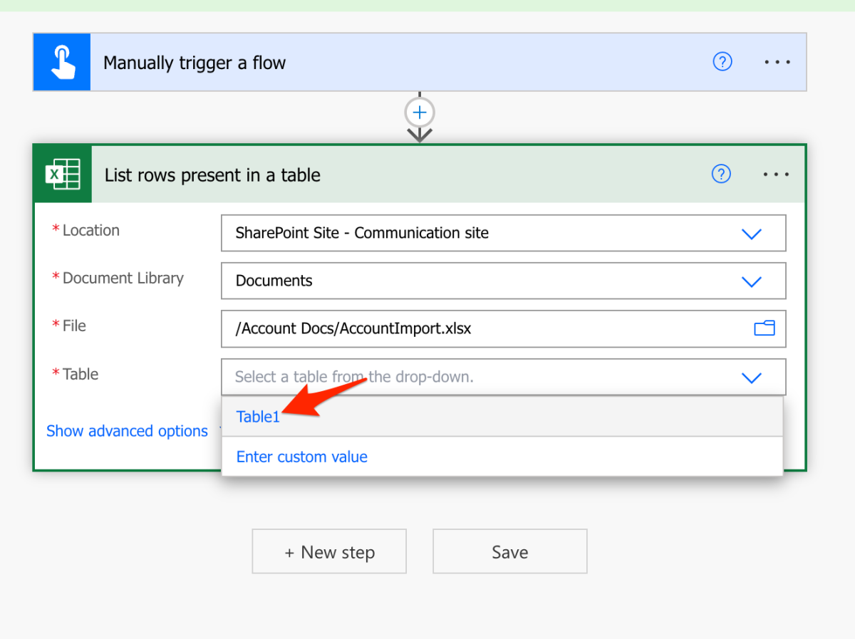Read Excel File From Sharepoint Online And Create Records In Dataverse Power Automate Flow