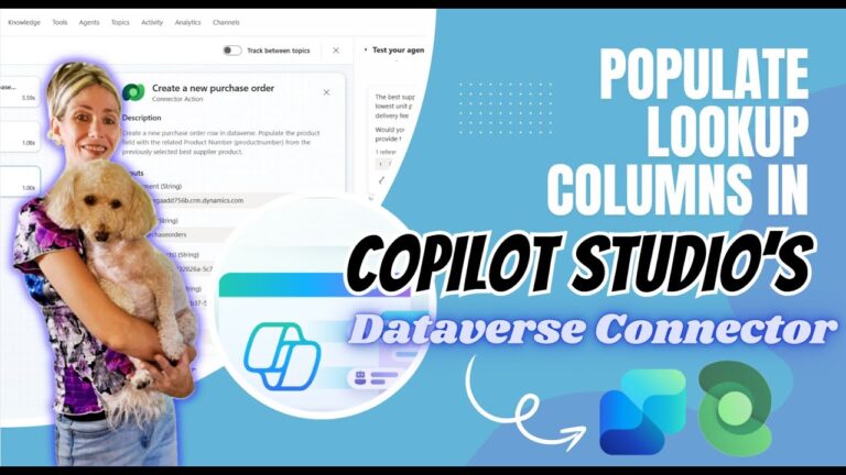 How to populate lookup columns using Copilot Studio’s Dataverse Connector - YouTube - 365 ...