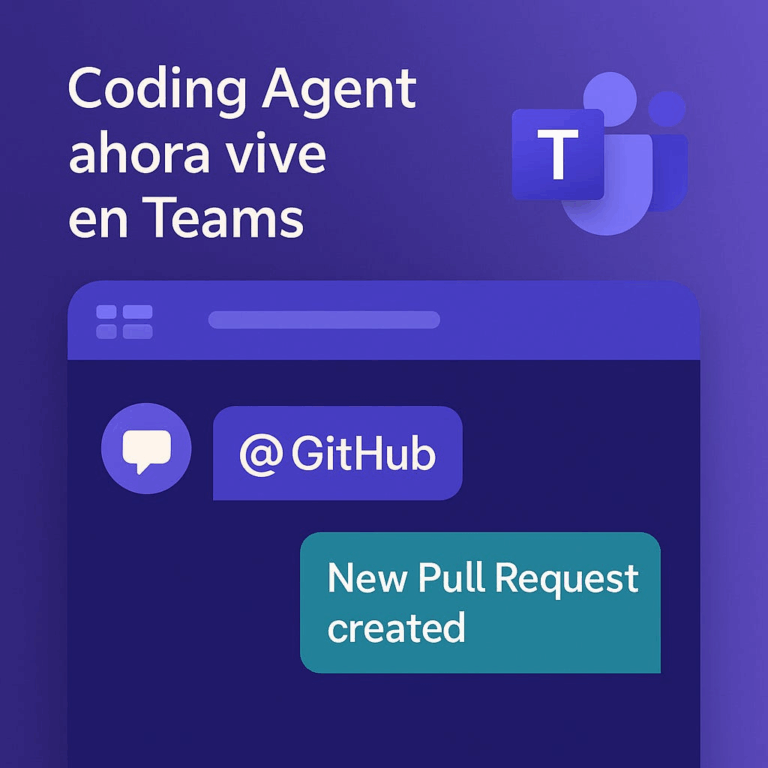 GitHub Copilot Coding Agent aterriza en Microsoft Teams - 365 Community Online